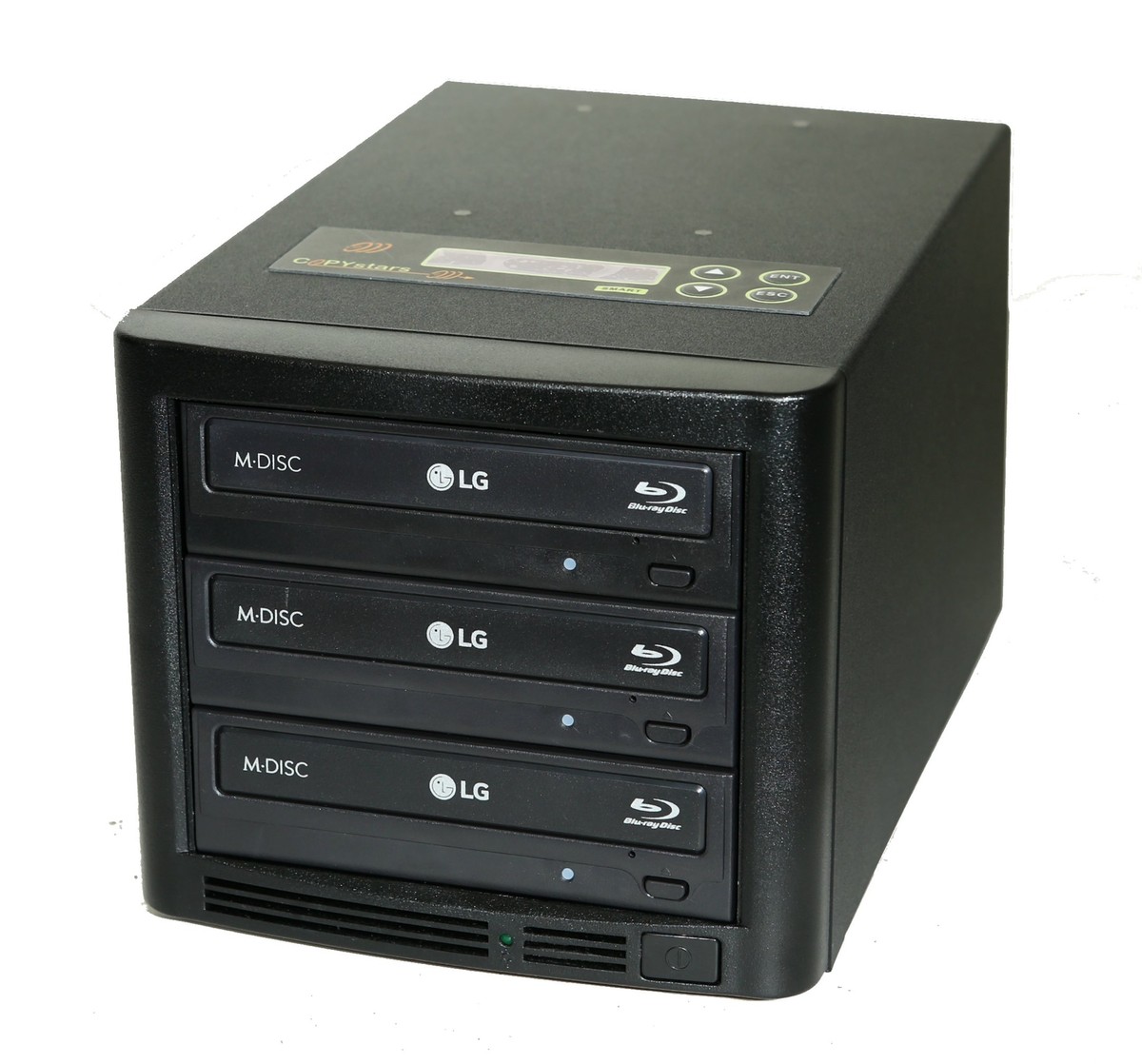 External Optical Drive Enclosure 7-Bay Duplicator Tower Case With Power ...