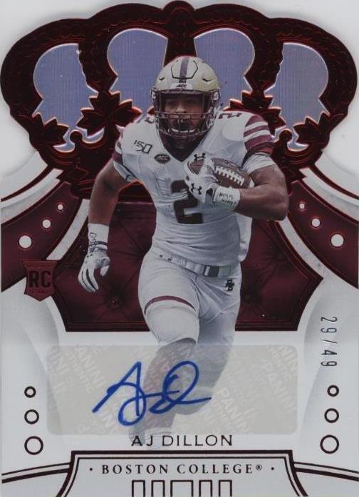 2020 Panini Chronicles Draft Picks - Crown Royale Draft Picks AJ Dillon ...