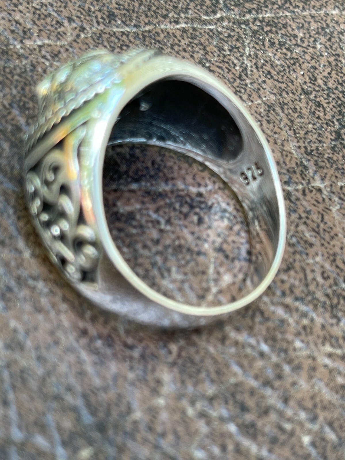 Real 925 Sterling Silver Mens Plain Gorilla Monkey Ape Ring Sz 7 8 9 10 ...