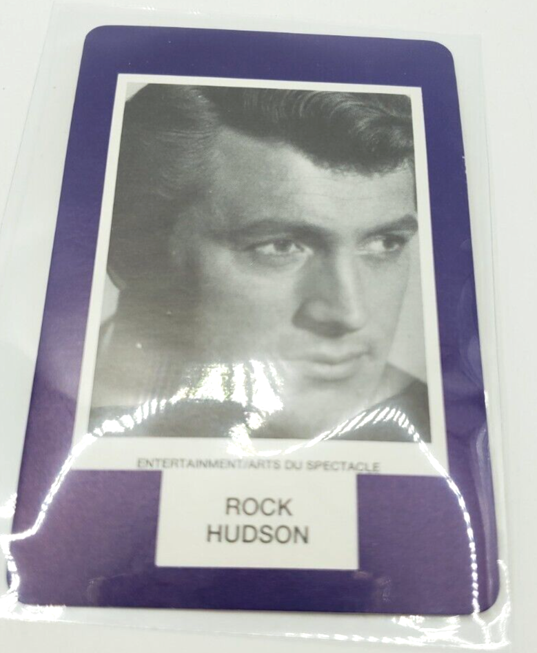 Rock Hudson 1993 Face To Face Game Trading Card Canada Games Rich an ...
