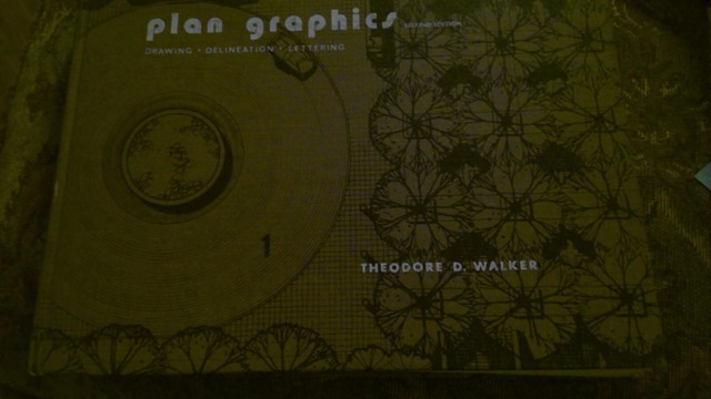 Plan Graphics 1977 Book Theodore Walker Delineation Drawing Lettering ...