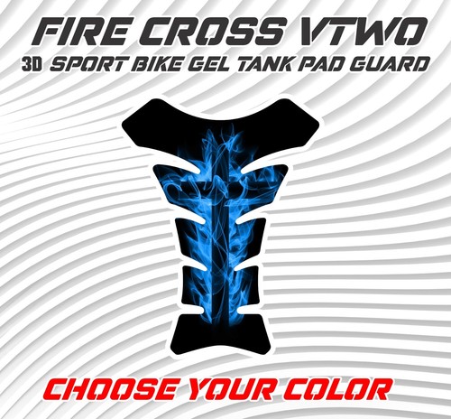 Fire Cross v2 Jesus Christ Motorcycle 3D Gel Gas Tank Pad Protector ...