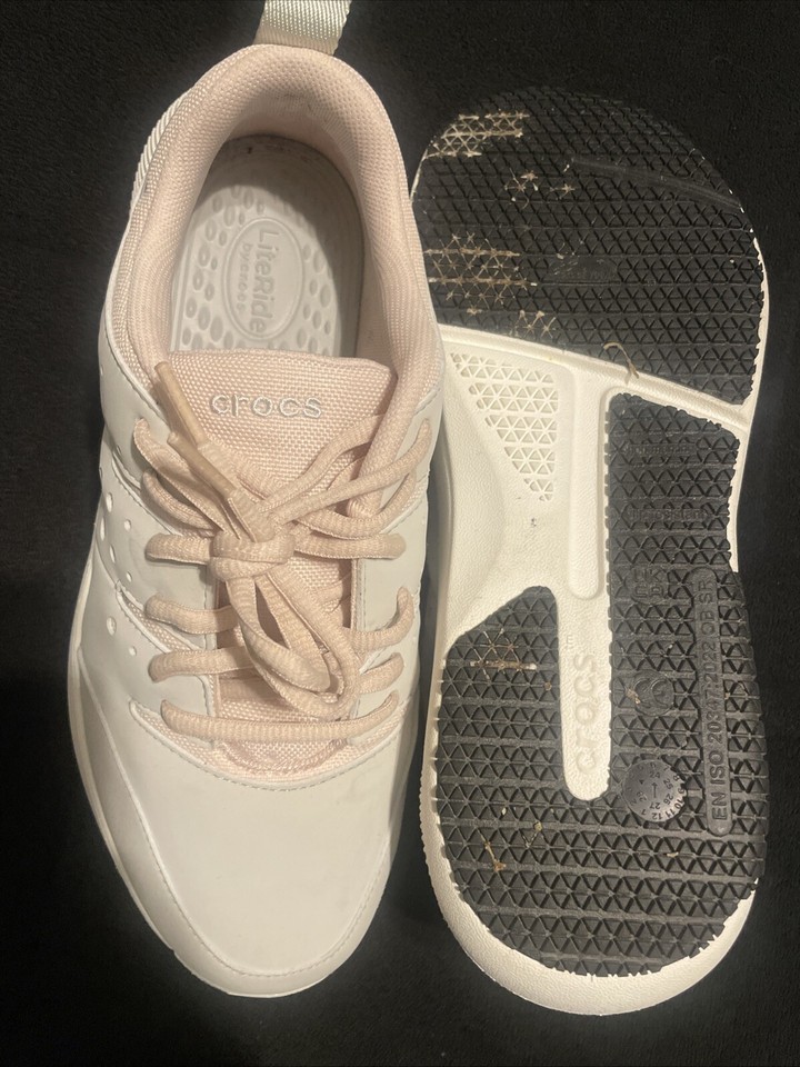 Used Women’s Shoes Crocs At Work Crocs Women's On The Clock Slip ...