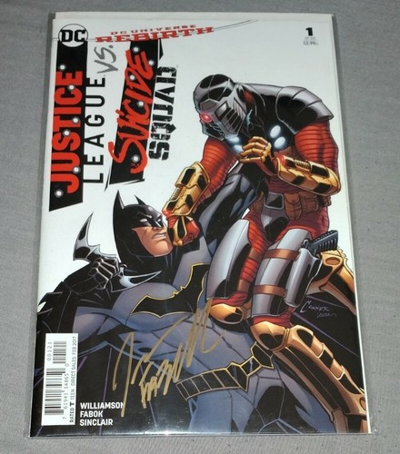 Justice League vs. Suicide Squad 1B signed by Jason Fabok DC Comics ...