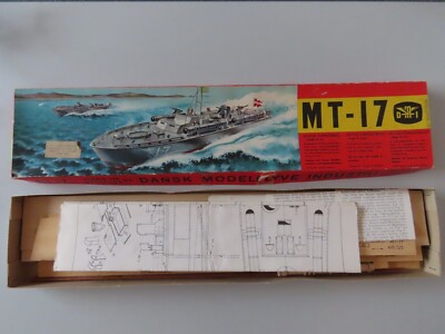 Vintage MTB-17 Motor Torpedo Boat Balsa Wood Model Kit by Dansk DMI ...