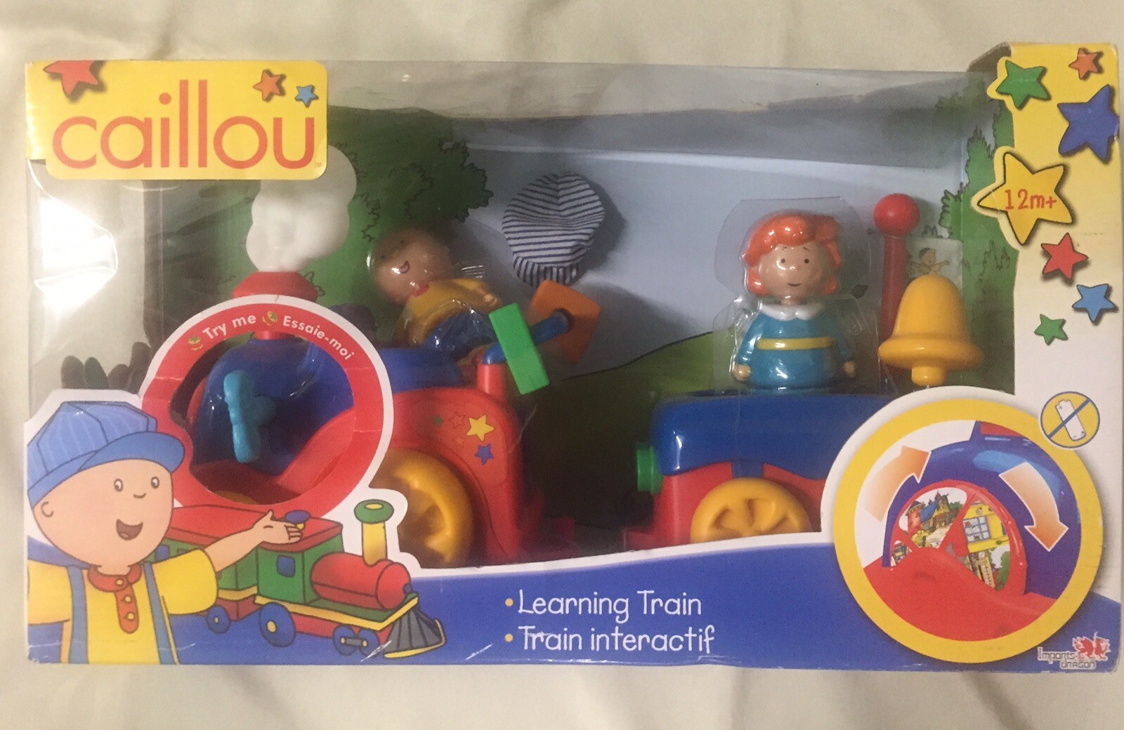 Rare! Caillou Learning Train Toy Set with 2 Figures - PBS Kids - NIB | eBay