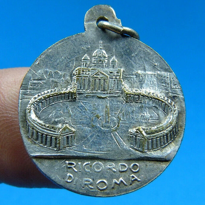 Silver Religious Medals From The Vatican