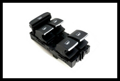 Chrome Driver Side Power Window Panel Master Switch For Golf MK7 ...