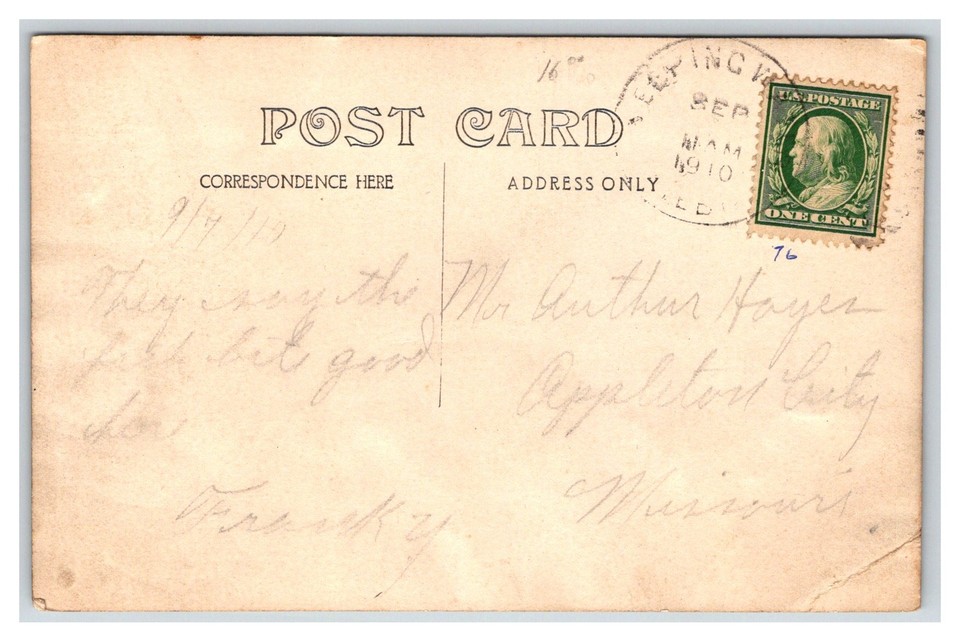 WEEPING WATER NEBRASKA RPPC ~ Fishing in the Park River | eBay