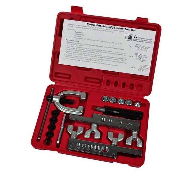 SAE Standard & Bubble ISO Metric Double Single Tube Brake Line Flare ...