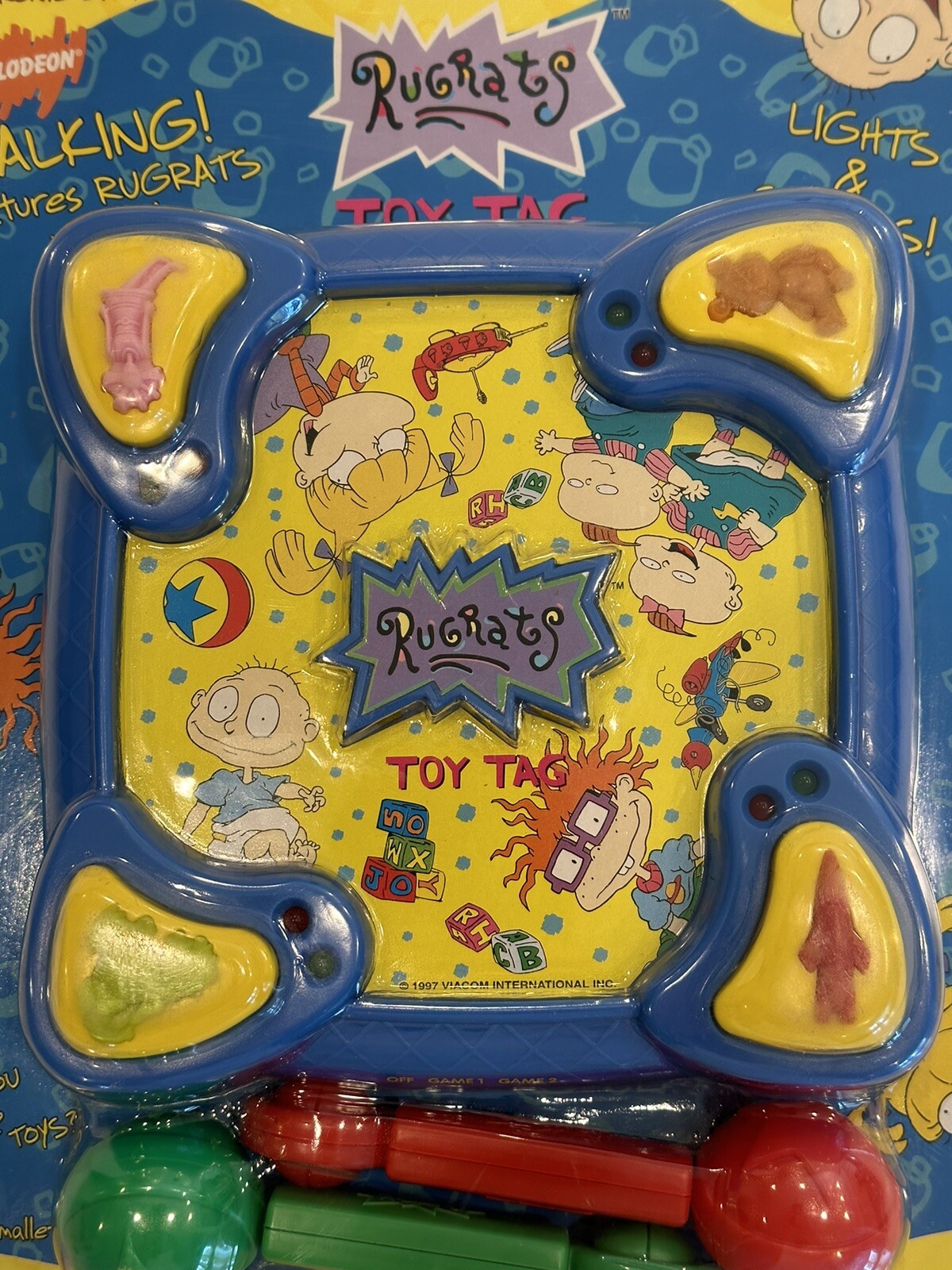 Rugrats Toy Tag Electronic Talking Game Tiger 1997 Nickelodeon for sale ...