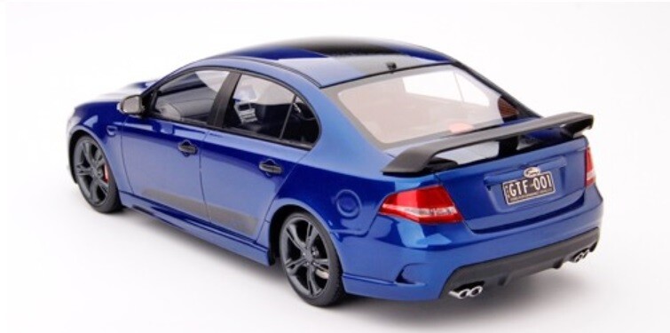 1/18 FORD FPV FG FALCON GT-F KINETIC BLUE WITH BLACK STRIPES APEX ...