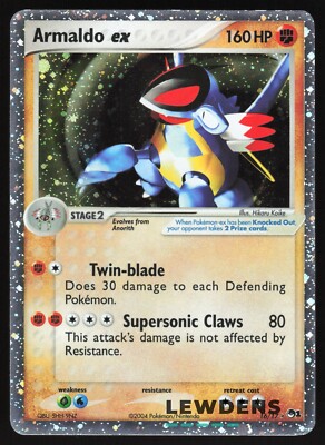 Armaldo ex - 16/17 - Cosmos Holo Rare - Pop Series 1 - Pokemon Card ...