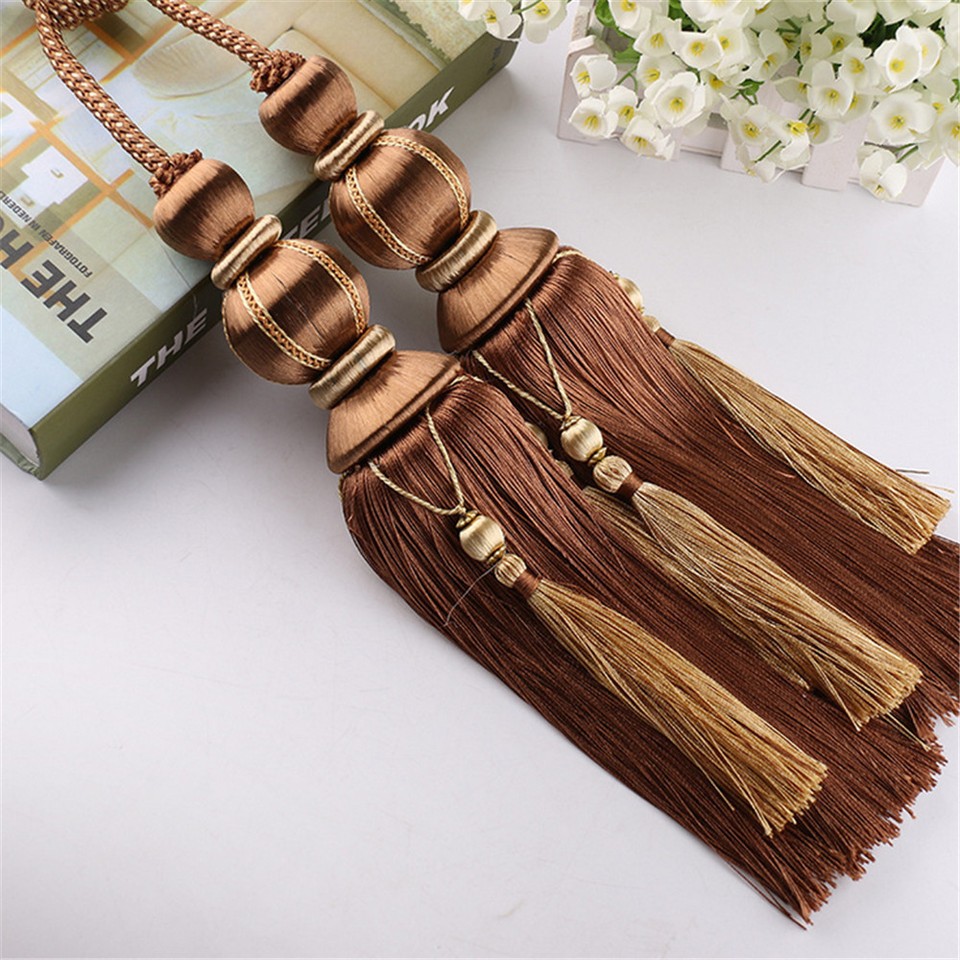 1 Pair Curtain Braided Rope Tassels Tiebacks Tie Backs Lantern Ball ...