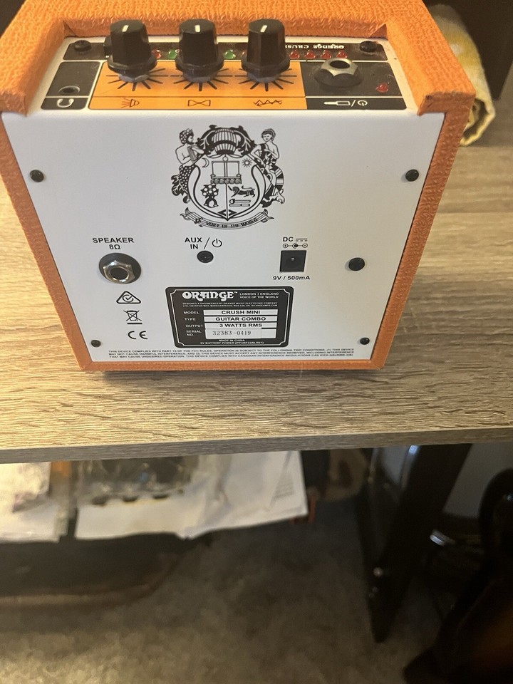 Orange mini Amp with tuner | eBay