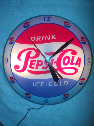 Pepsi Double Bubble Clock | eBay