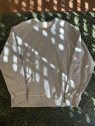 JJJJound J70 Vintage Raglan Terry Cloth Crewneck Grey Size XL | eBay