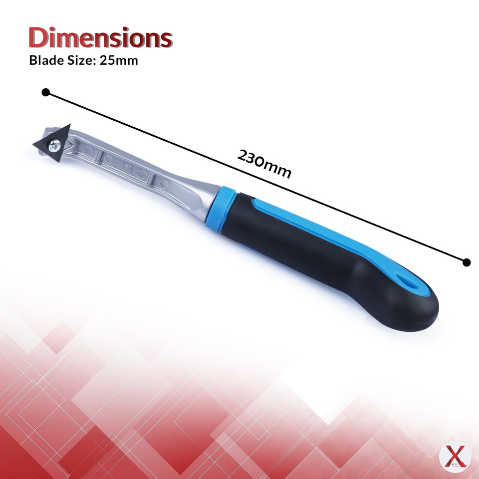 Replacement Bahco Ergo 625 Triangle Scraper 25mm With 1 Spare Tip By ...