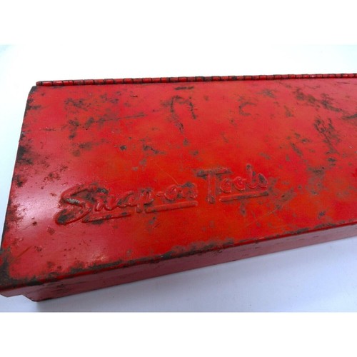 Vintage Red Snap-On Underline Logo Tools Toolbox KRA-285 | eBay