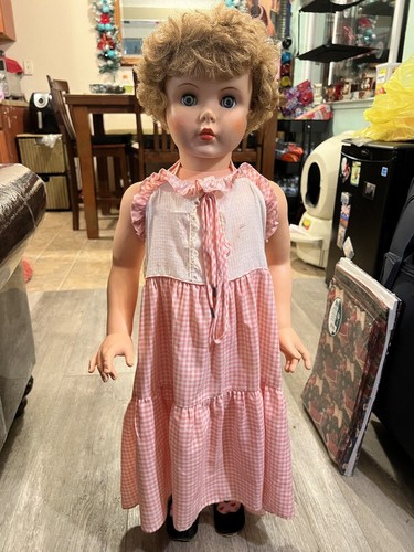 Vintage ALLIED EASTERN JOINTED WALKER DOLL 35" PATTI PLAYPAL TYPE ...