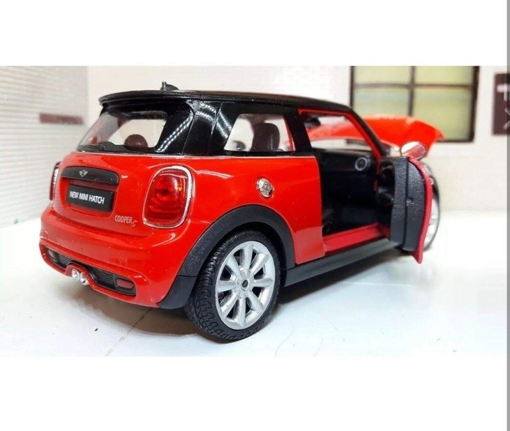 Willy 1/24 scale Mini Cooper S Hatchback 2-Door 2015 (Red) | eBay UK