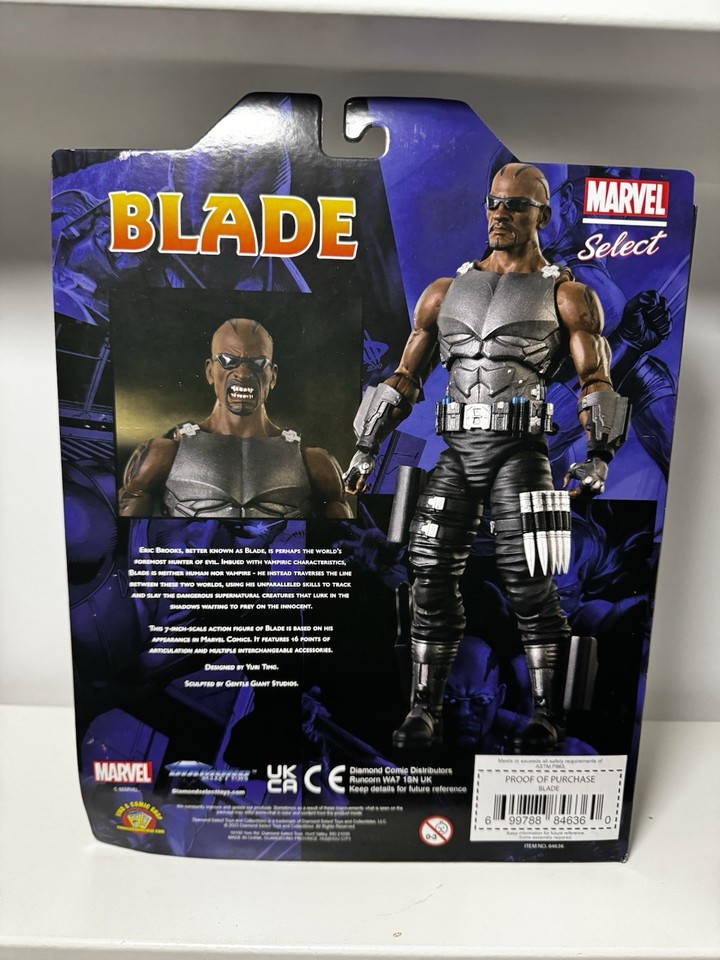 Diamond Select Marvel Select Blade (Eric Brooks) Vampire Hunter 7 ...