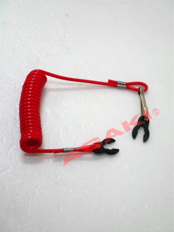 For SUZUKI Safety Lanyard Cord Stop Switch Lanyard 1 Key 37823-92E00 ...