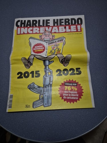 CHARLIE HEBDO 7 Janvier 2025 "Increvable !" 2015_2025 | eBay