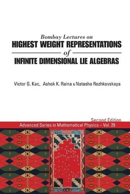 Bombay Lectures On Highest Weight Representations Of Infinite ...