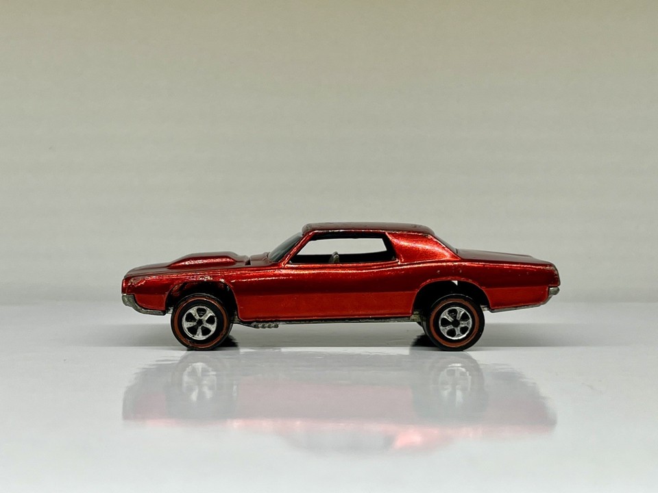 Vintage Hot Wheels Redline CANDY RED Custom T-Bird US NO BLACK ROOF NBR ...