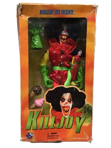Full Moon Playthings Killjoy Clown 12 inch Doll Puppet Master Workshop ...