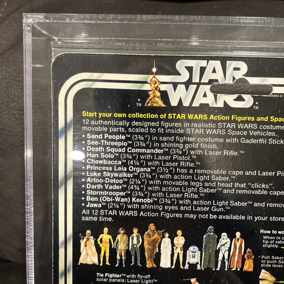 1977 KENNER STAR WARS 12 BACK C HAN SOLO SMALL HEAD ORIGINAL GREAT ...