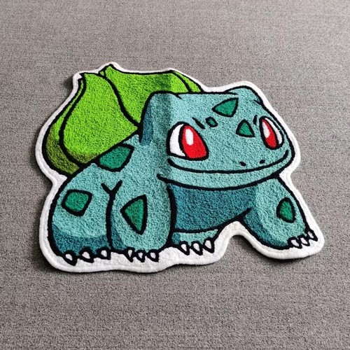 Bulbasaur Japanese Anime Cartoon Floor Mat Area Runner Rugs Living Room ...