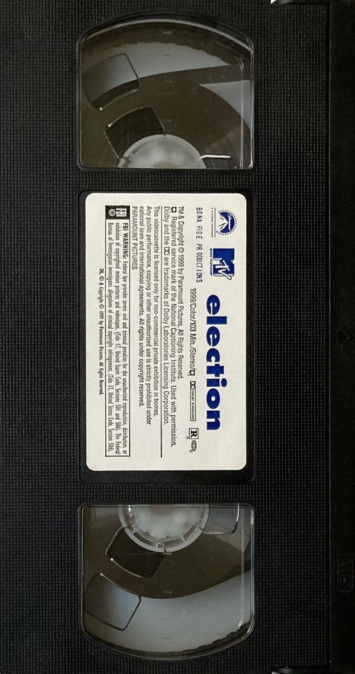 Election (VHS, 1999) 97363340331 | eBay