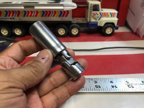 Craftsman tools spark plug socket 5/8” 3/8” drive 43322 “ V” vintage ...