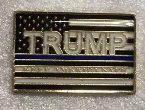 Trump 2024 KEEP AMERICA SAFE BLUE LINE Lapel Hat Pin Tie Tac FAST USA ...