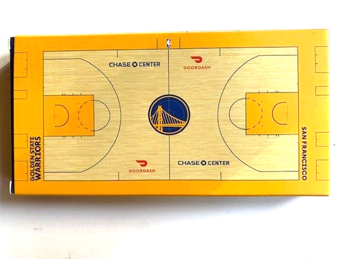 Golden State Warriors Replica Basketball Mini Court 2/25 2025 GS GSW | eBay