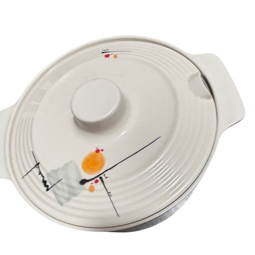 Melawares "Morning Sun" Melamine Serving Bowl with Lid 830 RP 7.5x4 ...