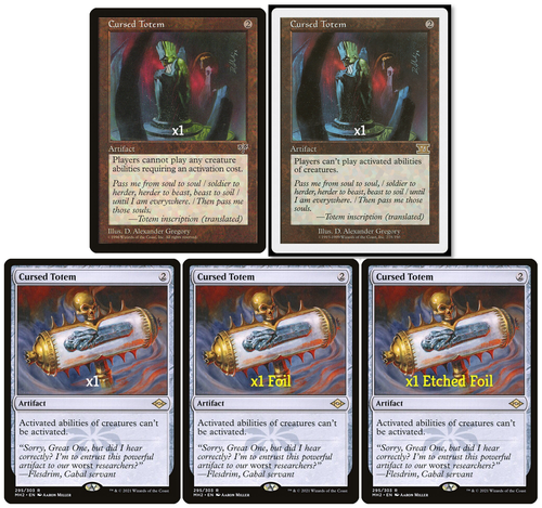 MTG MIR 6ED MH2 Cursed Totem MINT (SELECT) | eBay