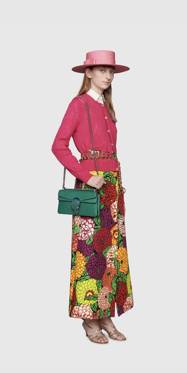 GUCCI DIONYSUS GREEN SHOULDER BAG 400249 CAOGX With Hardware GUCCI DIONYSUS GREEN SHOULDER BAG 400249 CAOGX With Hardware