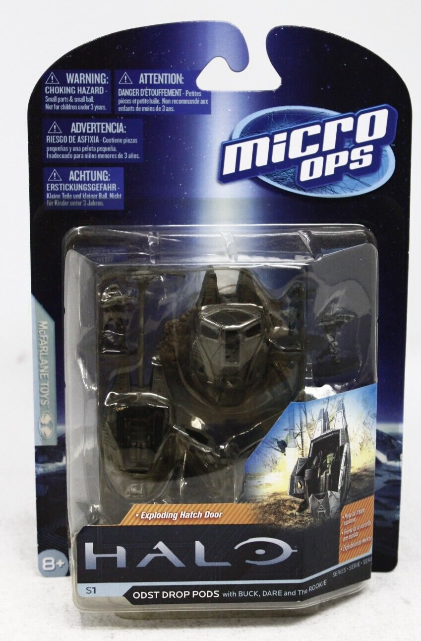 Halo Micro Ops ODST Drop Pods Series 1 Micro Playset 2012 McFarlane ...