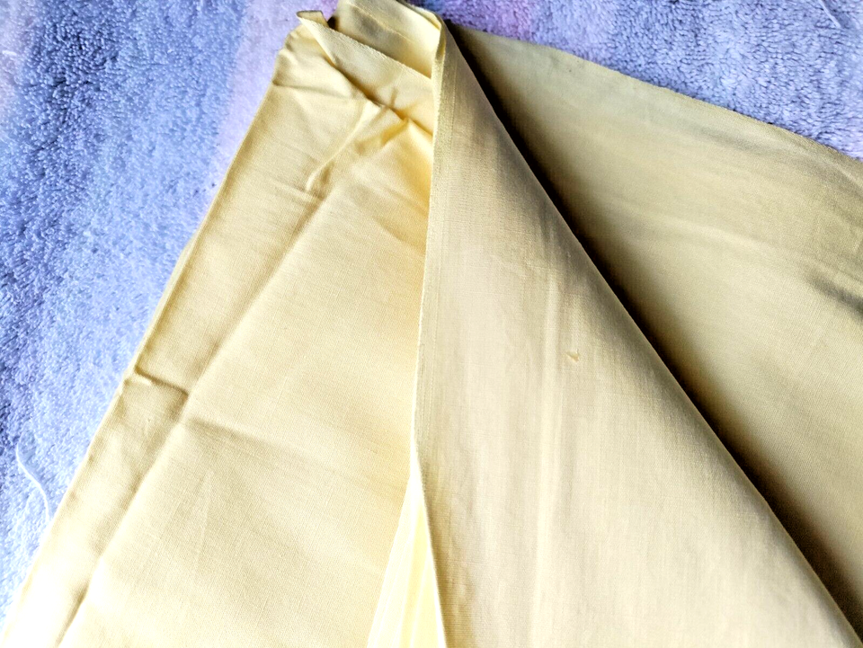 FABRIC WEIGHT BRIGHT LIGHT WEIGHT YELLOW COTTON 1 YD X 42" | eBay