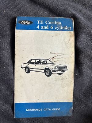 Ford Te Cortina 4 And 6 Cylinder Mechanics Data Guide | eBay Australia