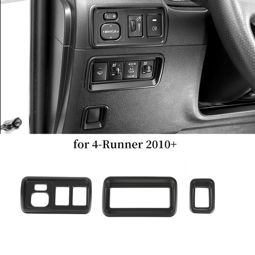 Matte Black Center Console Rearview Mirror Button Adjust Trim for ...