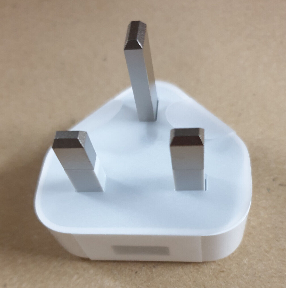 Genuine Apple A2128 USB Wall Charger Plug UK Mains Adapter For iPod ...