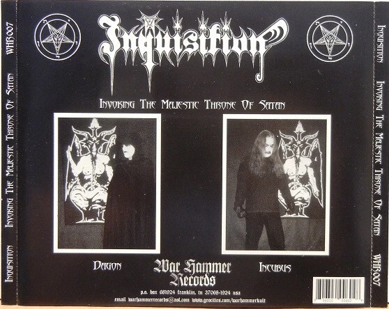 Inquisition Invoking The Majestic Throne Of Satan
