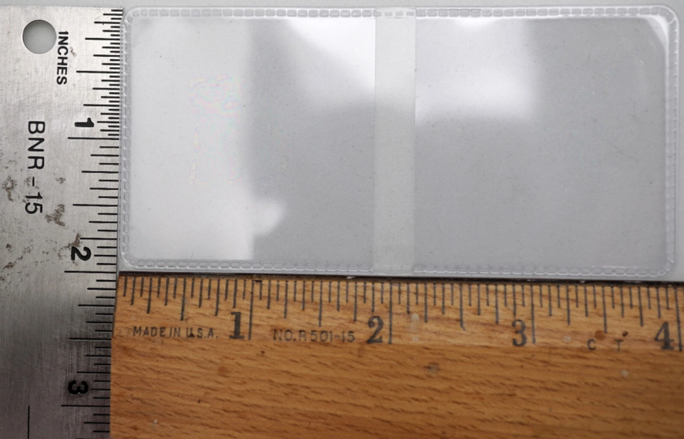 2x2 Safe Coin Flips 100 Thick 7mil 2 Pocket Unplasticized Vinyl ...