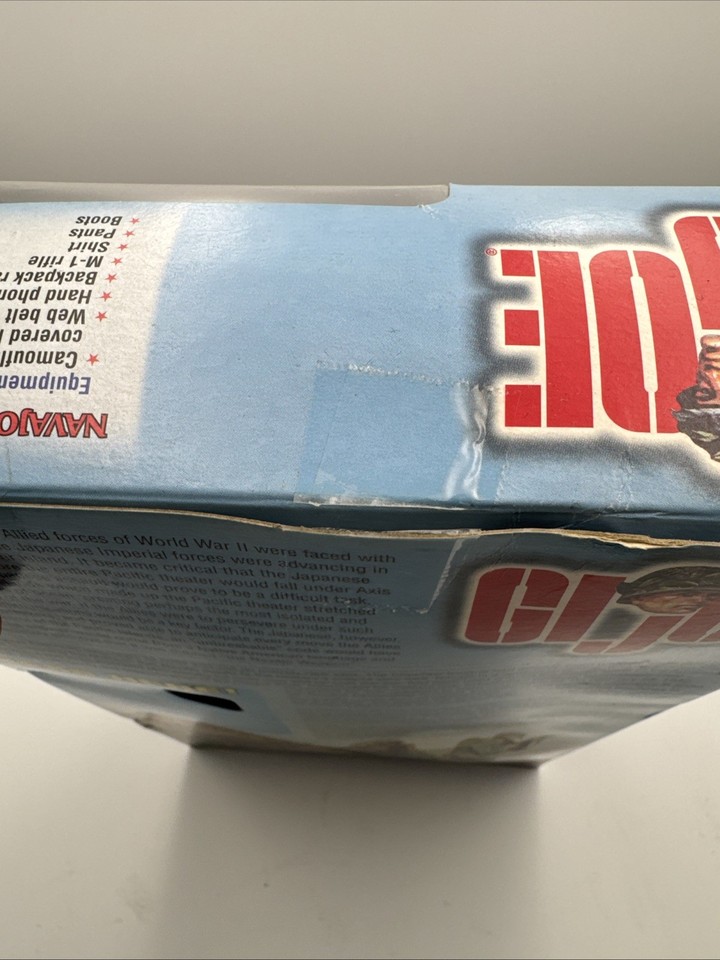 Hasbro Vintage Gi Joe 12" Talking Navajo Code Talker Action Figure WWII ...