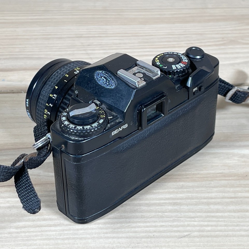 Vintage Sears KS-2 35mm SLR Film Camera Built-In Light Meter with Lens ...