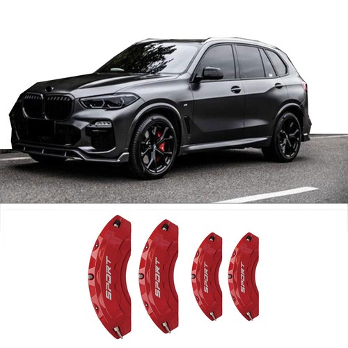 BMW X5 4pc Red Aluminum Brake Caliper Covers Front Rear Accessories ...